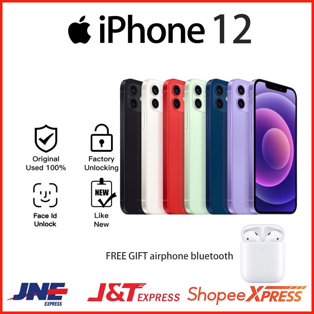 Jual APPLE iPhone12 Second 64GB 128GB 256GB Second Original 100% Second Mulus Fulset BERGARANSI ...