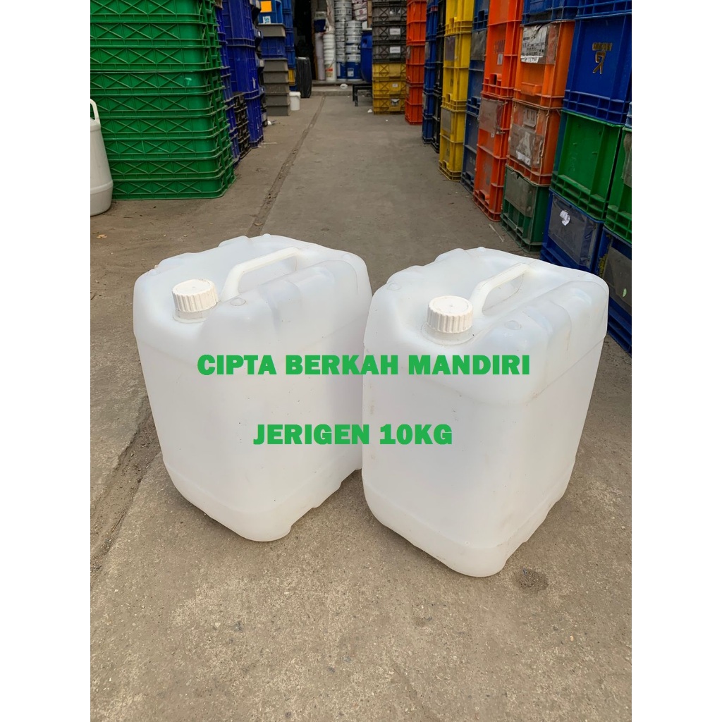 Jual Jerigen Plastik 10 liter Wadah minyak 10kg/Tong Minyak/Dirigen ...