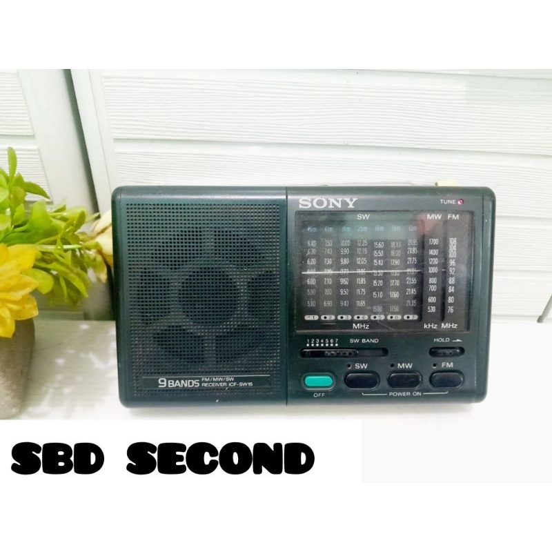 Jual Radio Sony ICF sw 15 9bands (BACA DESKRIPSI) | Shopee Indonesia