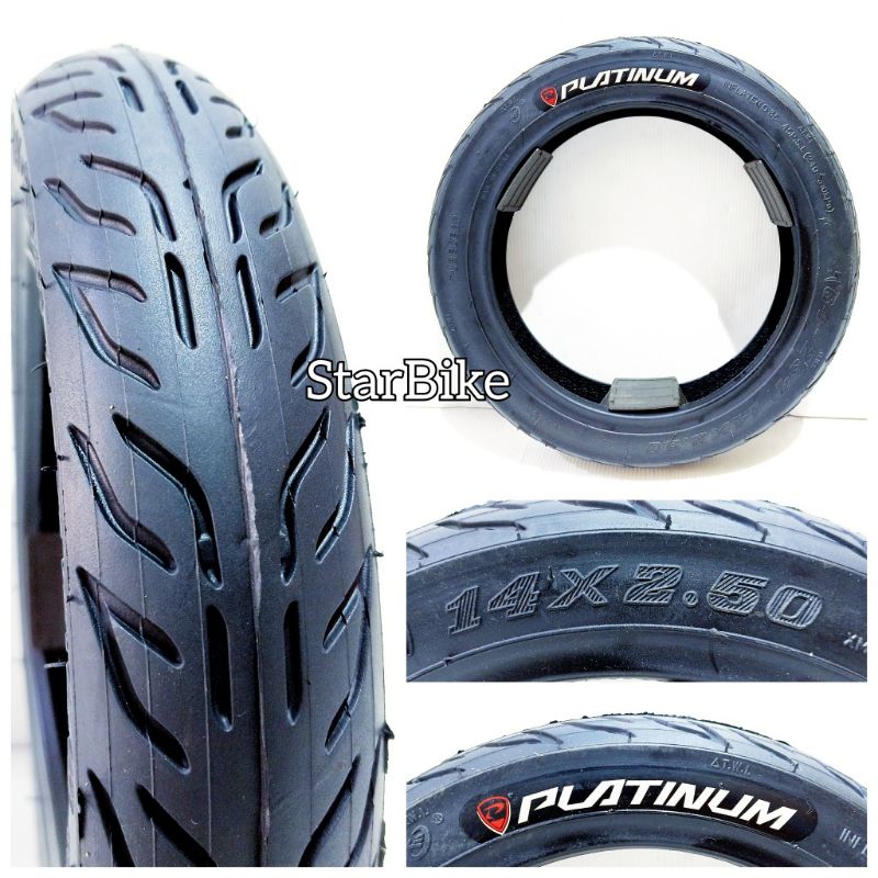 Jual Ban Luar Sepeda Listrik 14×2.50 Tubeless Platinum Atlantis ...