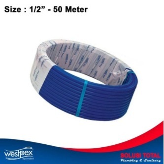 Jual PIPA WESTPEX 1/2" 16 mm Biru Air Dingin/Roll 50 m Blue COLD PN 12 ...