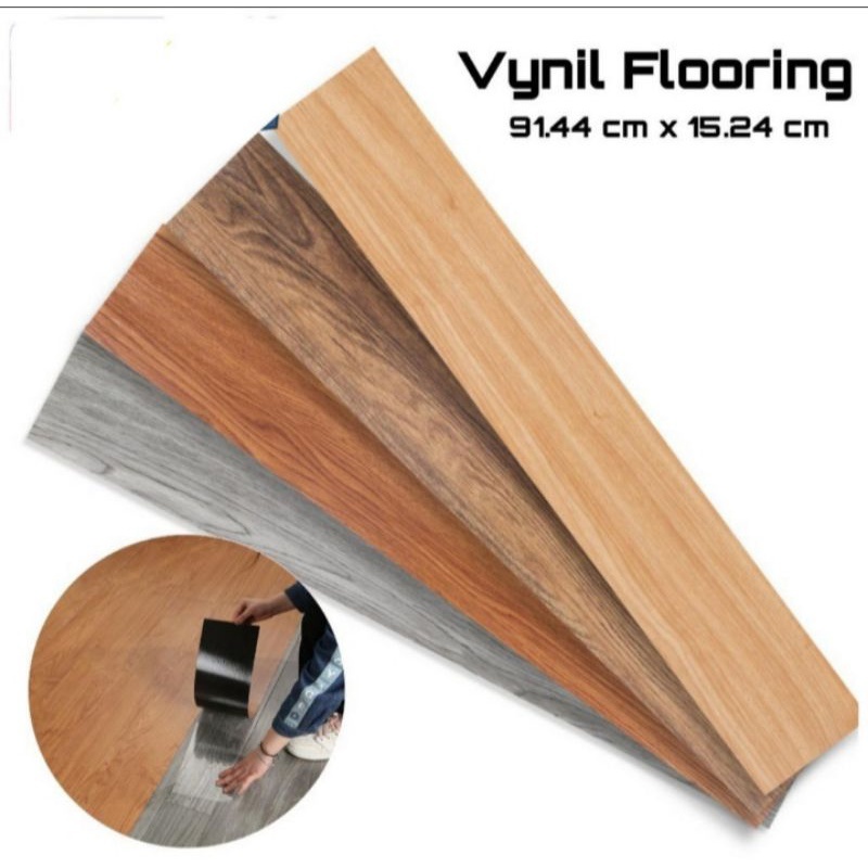 Jual Stiker Vinyl Lantai Kayu / Stiker Parket Kayu PVC Premium Quality / Vinyl Lantai Sticker ...