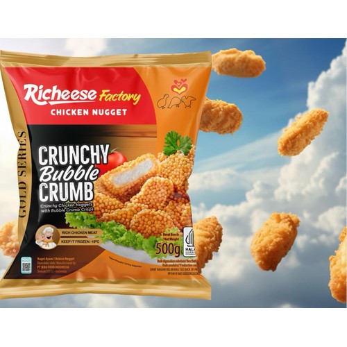 Jual Richeese factory nugget crunchy bubble crumb 500gr frozen | Shopee ...