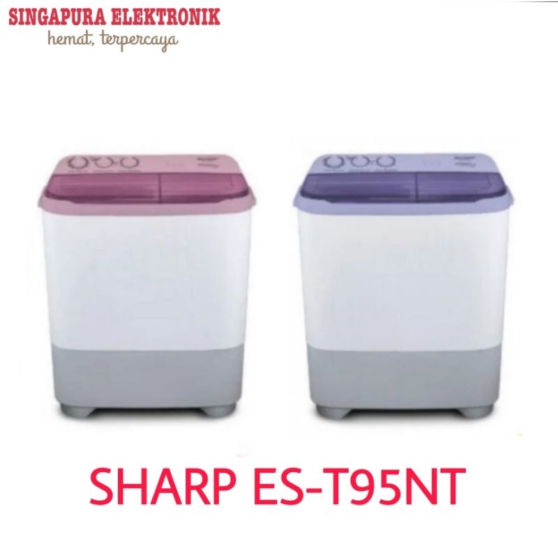 Jual Sharp Men Cuci 2 Tabung 9Kg ES-T95NT | Shopee Indonesia