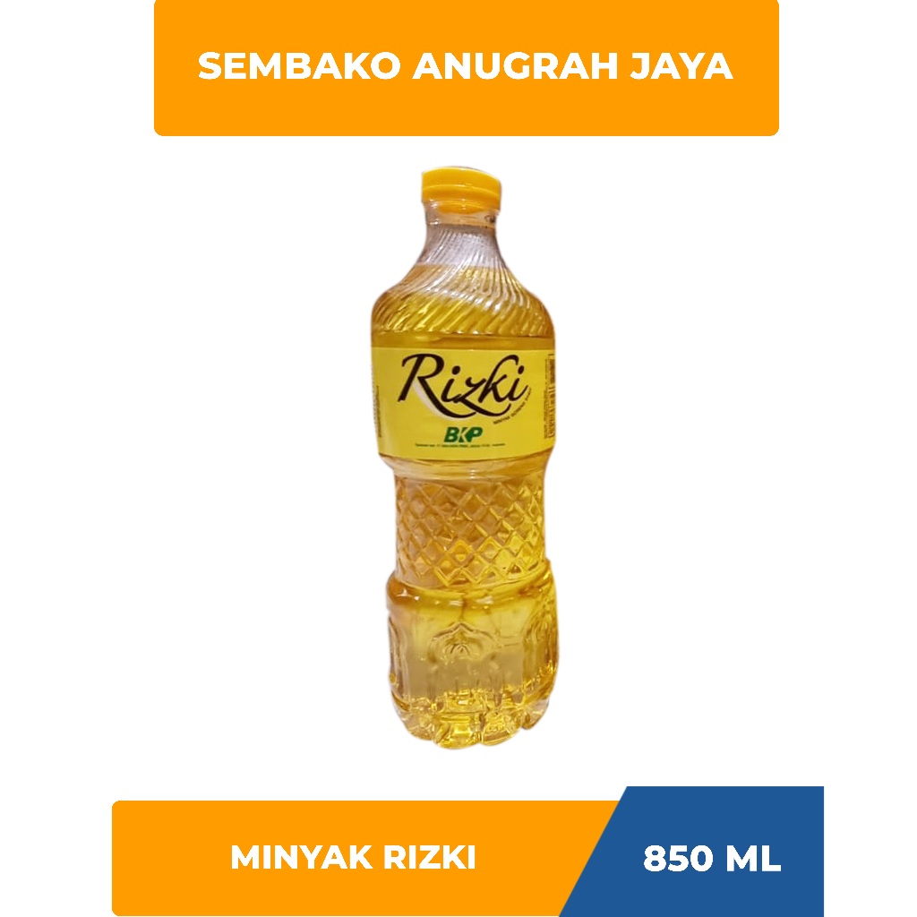 Jual Minyak Goreng Rizki Kemasan Botol 850 ML | Shopee Indonesia
