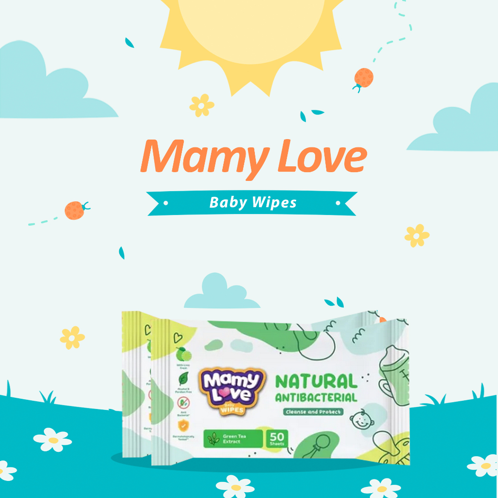 Jual Mamy Love tissue basah 50s+50s | Shopee Indonesia
