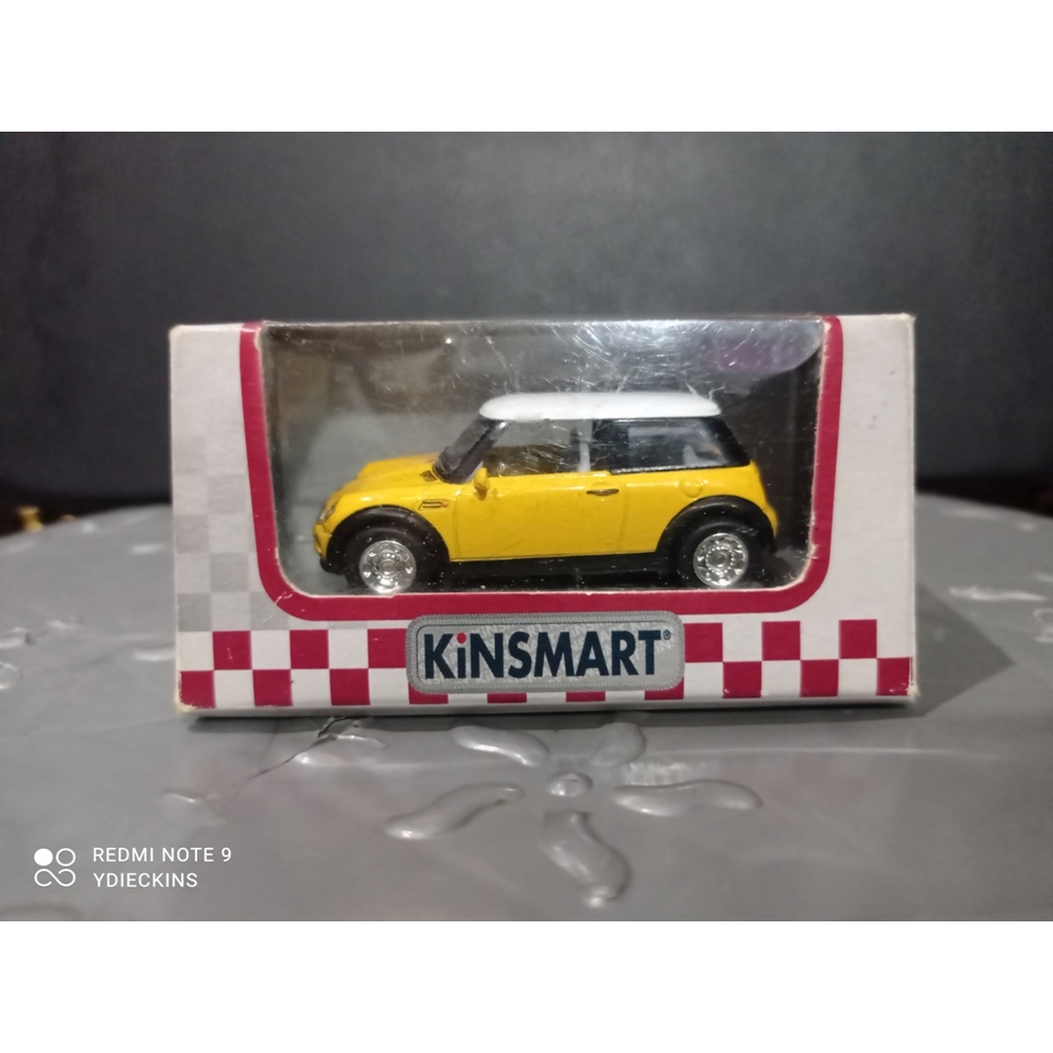 Jual Diecast Kinsmart Mini Mobil New Mini Cooper - Yellow | Shopee ...