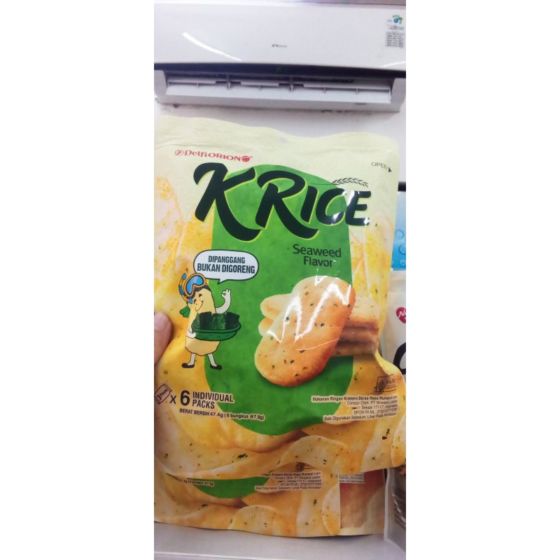 Jual KRICE MINI ISI 6 PCS ( SEAWEED & MANIS ) | Shopee Indonesia
