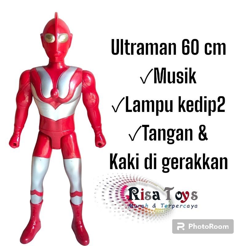 Jual (PROMO) MAINAN ULTRAMAN JUMBO BISA BUNYI PANJANG 65 CM & ANEKA ...