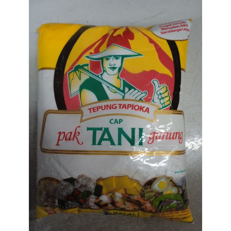 Jual Tepung tapioka cap pak tani Gunung 500 gr | Shopee Indonesia