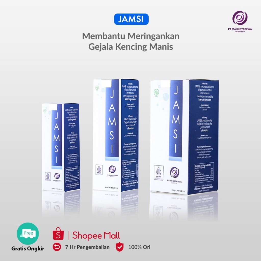 Jual Jamsi 250ml Herbal Penurun Gula Darah Menormalkan Pankreas Alami ...