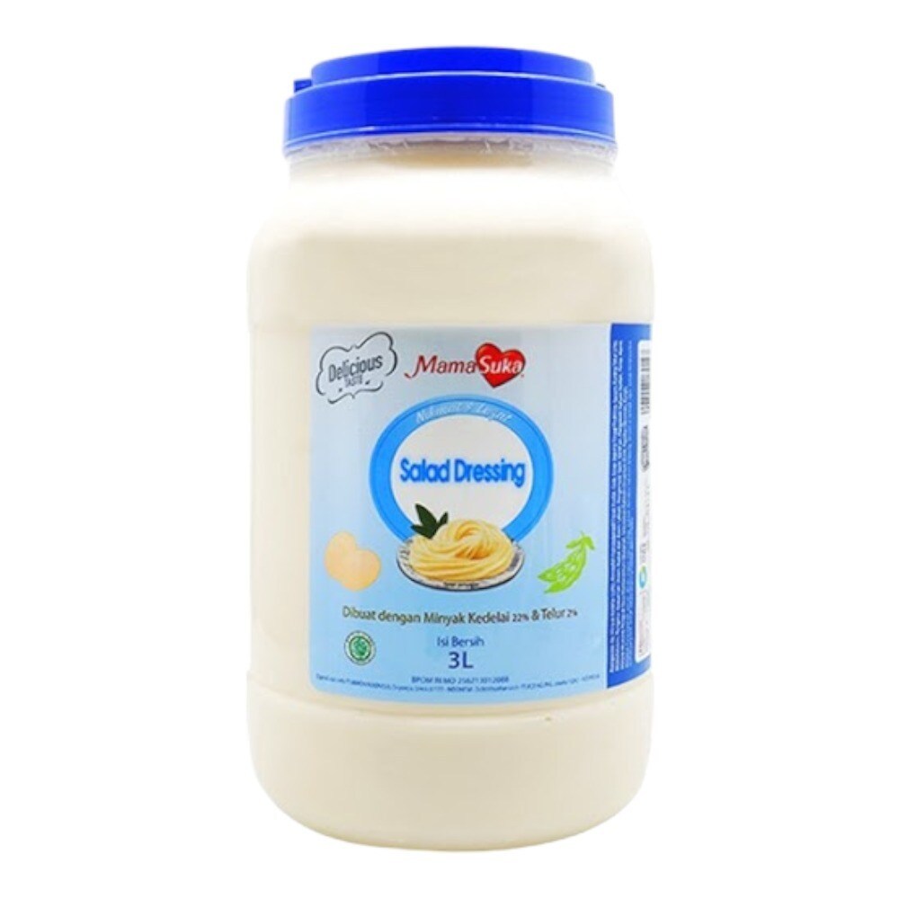Jual MamaSuka Saos Saus Mayones Mayo Salad Dressing 3 Liter Halal BPOM ...