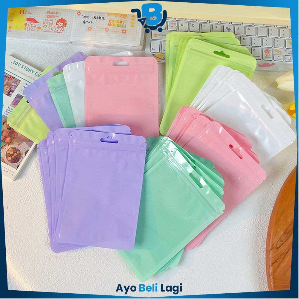 Jual Plastik Sachet Klip Ziplock Flat Packaging Snack Aksesoris / Pouch ...