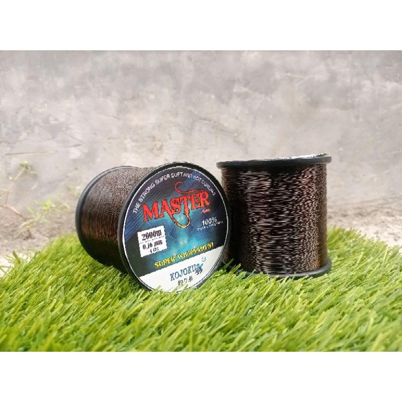 Jual SENAR PANCING MASTER LINE KUAT ANTI KRITING 1000m/ROLL - COKLAT ...