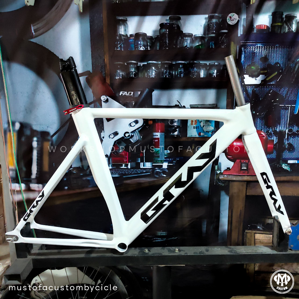 Jual Frame Sepeda Fixie Custom Model Gray Hi-ten Steel - Mustofacustom ...