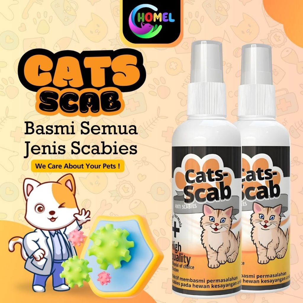 Jual CATS SCAB Cara Ampuh Mengatasi Scabies Atasi Kudis dengan Cepat ...