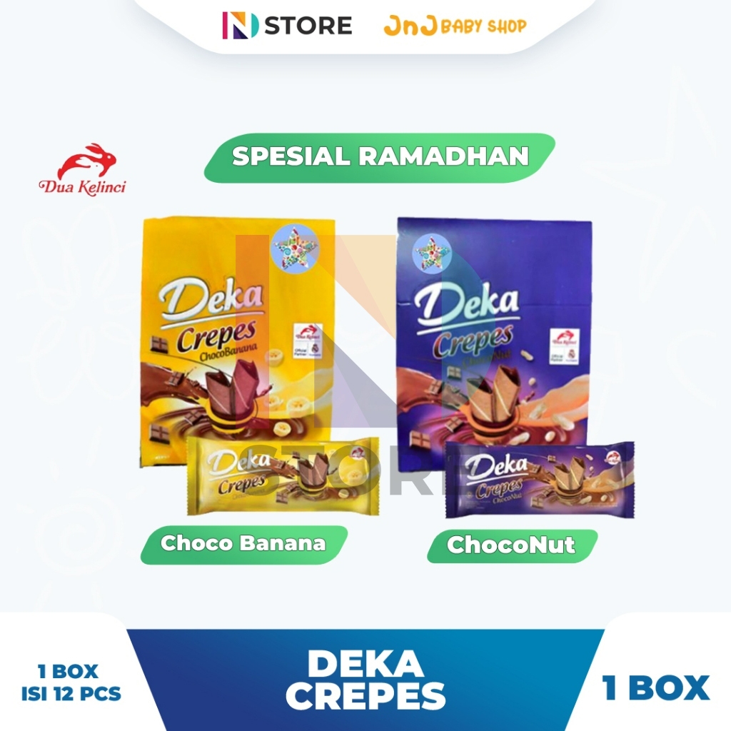 Jual Deka Crepes Choconut/ChocoBanana Box Isi 12 Pcs | Shopee Indonesia