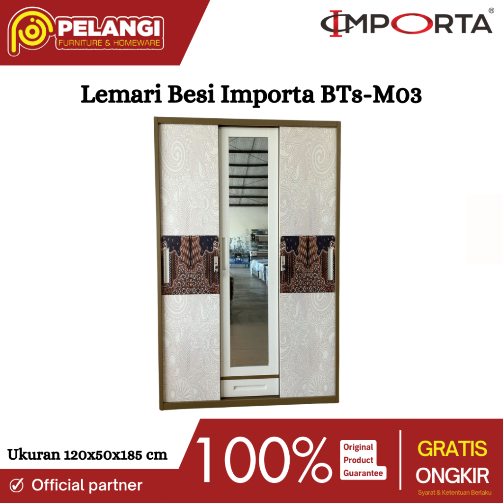 Jual Lemari Besi Importa BTs-M03 | Lemari Besi 3 Pintu | Lemari Besi ...