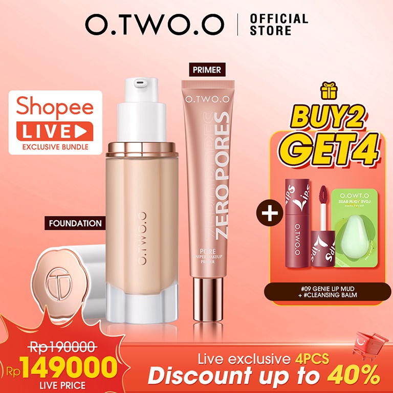 Jual KODE IW7OJ Shopee Live Buy 2 Get 4OTWOO Face Makeup Set Foundation ...