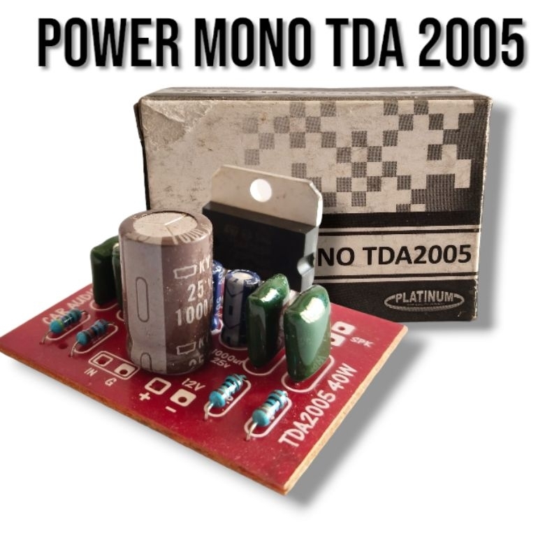 Jual KIT MINI COMPO 12V 40W TDA 2005 KIT POWER AMPLIFIER MINI 12v PLATINUM | Shopee Indonesia