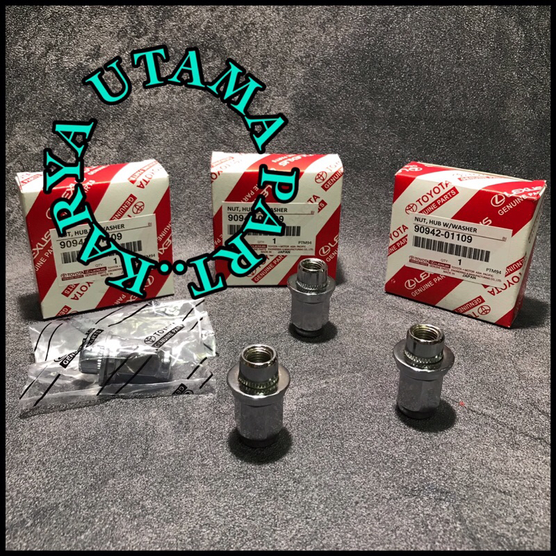 Jual Mur- Baut Roda - Toyota Innova Fortuner, Hilux Ukuran 12x1.5 90942 ...