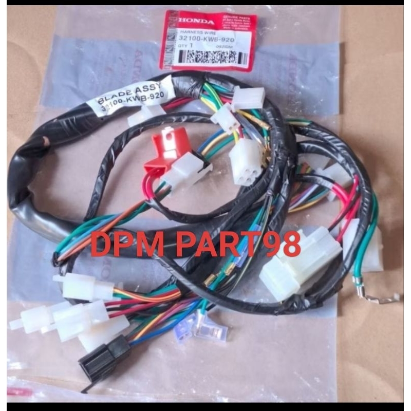 Jual Kabel Body KWB Komplit Honda Blade/Revo/Revo absolut Kode Part KWB ...