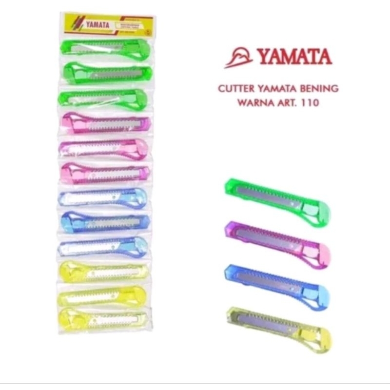 Jual ( 12pcs) Cutter bening murah / cutter murah / cutter besar ...