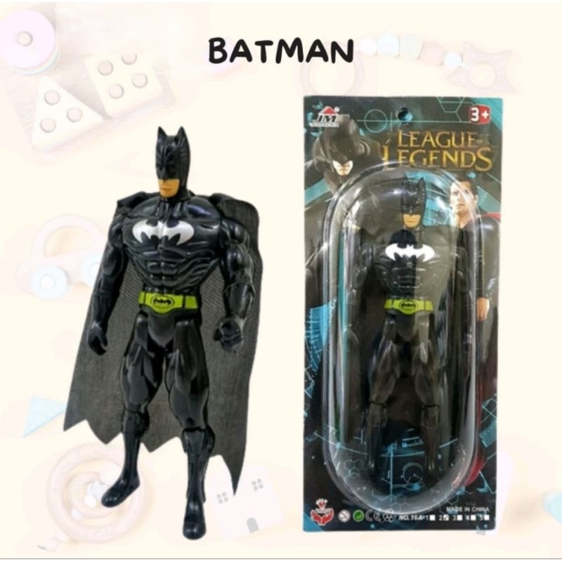 Jual mainan anak action figure robot lampu artikulasi Hulk Batman ...