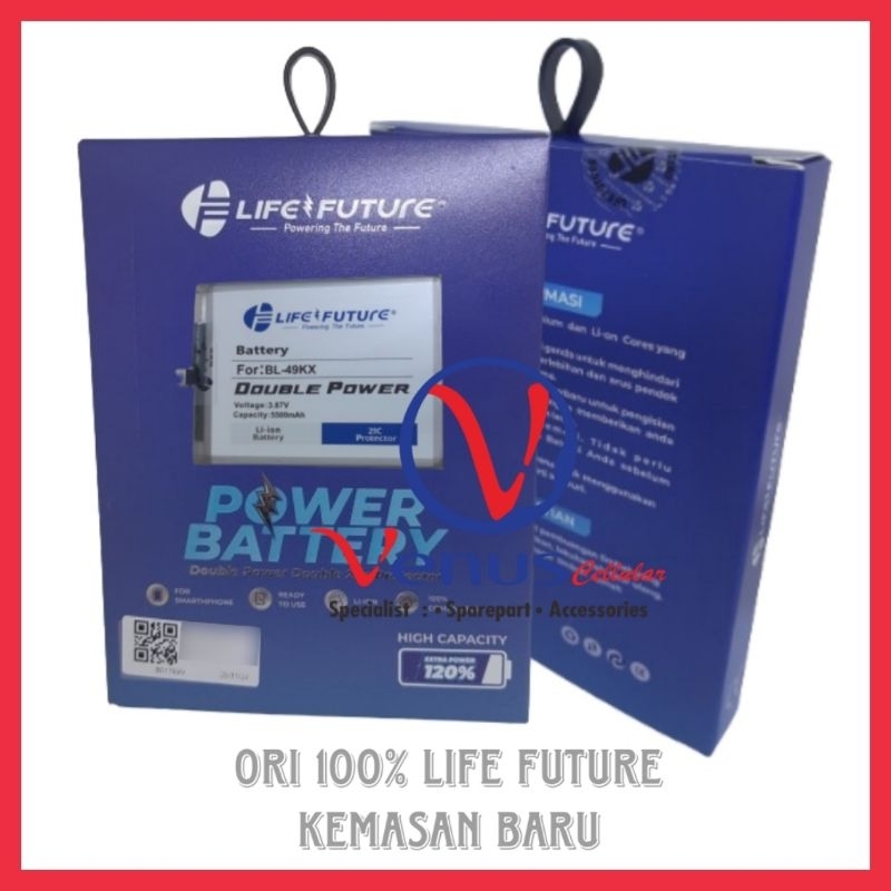 Jual BATTERY LIFE FUTURE BL-49KX/INFINIX NOTE 11/NOTE 12 | Shopee Indonesia