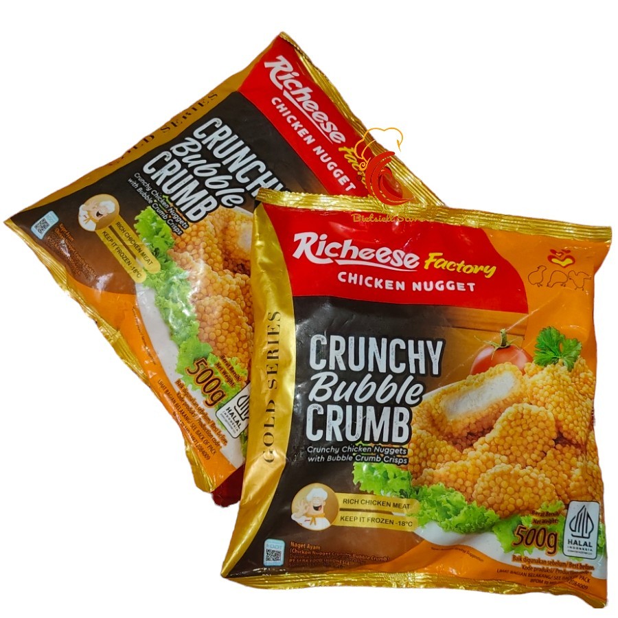 Jual Richeese Crunchy Bubble Crumb Chicken Nugget 500 Gr | Shopee Indonesia