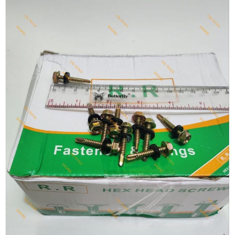 Jual Baut Roofing 12 × 25 RR / Baut Rofing Kuning 12 × 25 / Baut Atap 2 ...