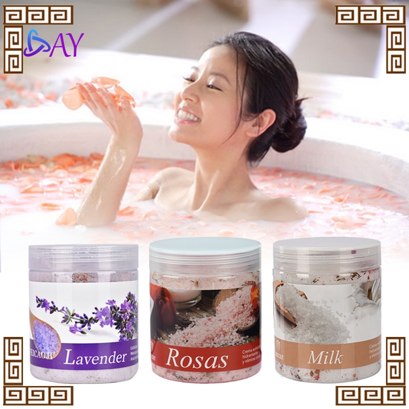 Jual Bath Salt Garam Mandi Spa Kaki Sea Salt 390gr Dengan Bunga Natural ...