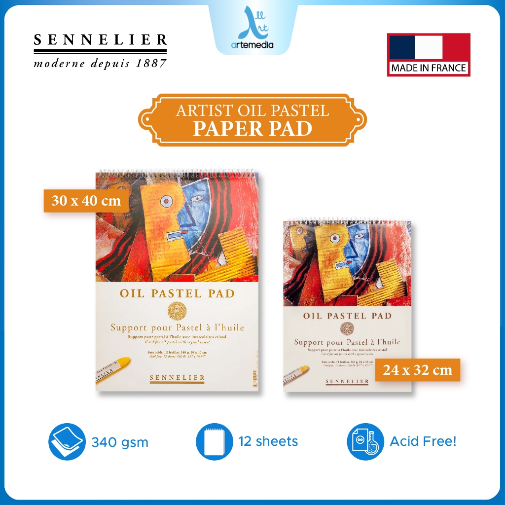 Jual Sennelier Artist Oil Pastel Paper Pad | Shopee Indonesia