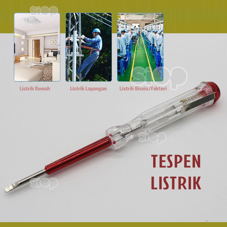 Jual Tespen Test Pen Alat Tes Listrik Tes Pen Obeng Kelistrikan AC ...