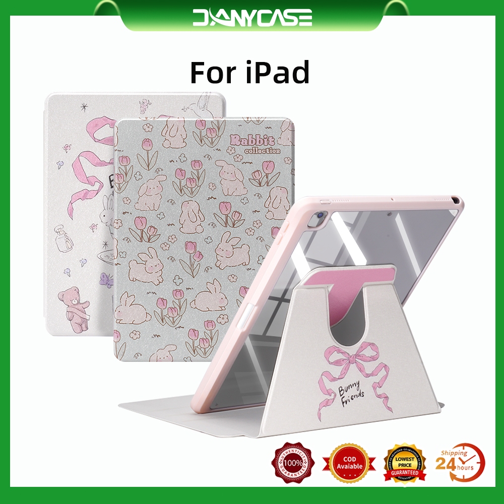 Jual DANYCASE iPad Case 360 Rotate Flip Acrylic Case for ipad Air4/Air5 ...