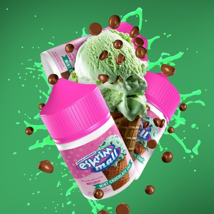 Jual Es Krim Mall V1 Mint Chocolate Chip 60ML - Liquid Eskrim Mal ...