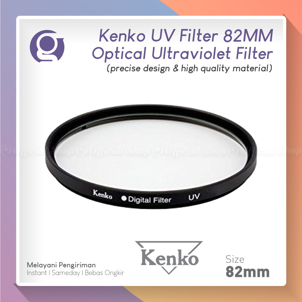 Jual Kenko UV Lens Filter 82mm Ultra Violet Protector Lensa Pelindung ...