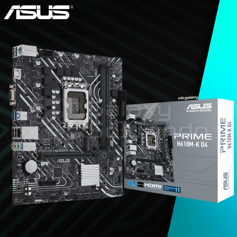 Jual ASUS PRIME H610M-K/ H610M-R/ H610M-D/ D4-CSM | Intel H610 LGA 1700 DDR4 Micro ATX | Shopee ...