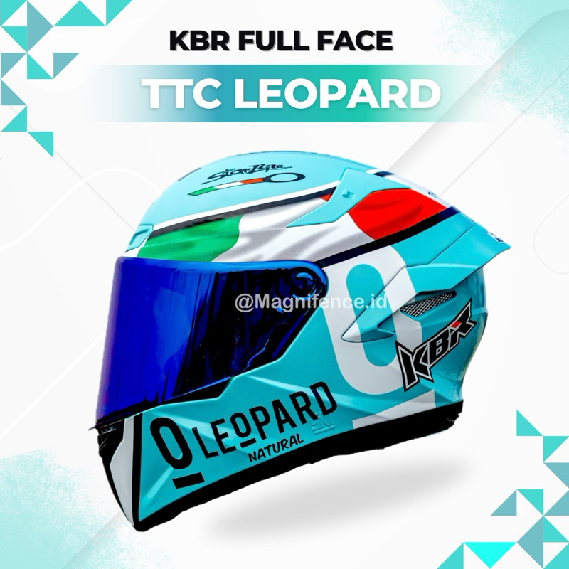 Jual Helm Full Face KBR TTC Helm Full Face Dewasa KBR TT COURSE LEOPARD ...