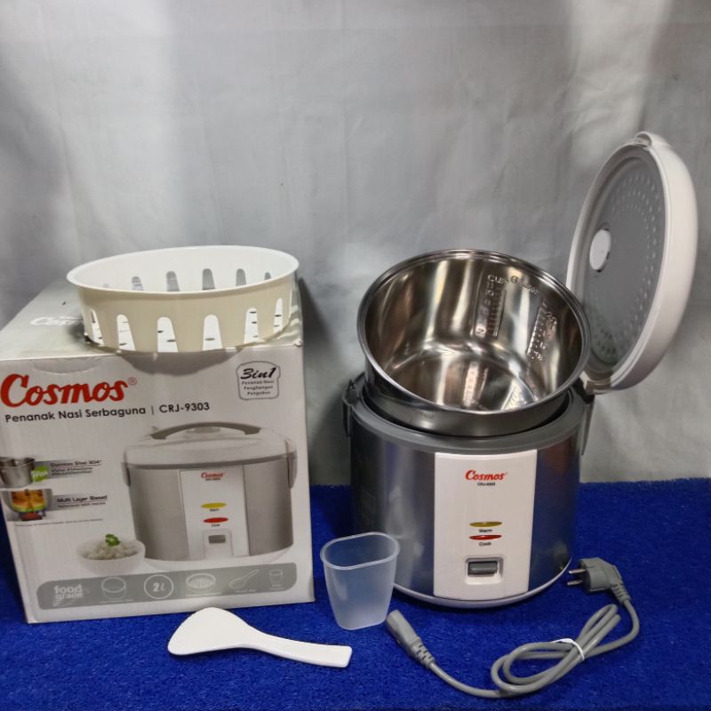 Jual magic com COSMOS CRJ-9303 Stainless Steel/rice cooker Cosmos 2 ...