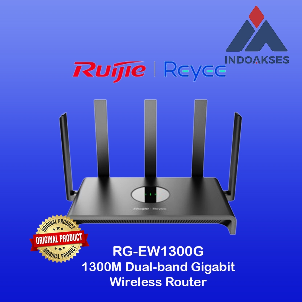 Jual Ruijie Reyee RG-EW1300G 1300M Dual-band Gigabit Wireless Router ...