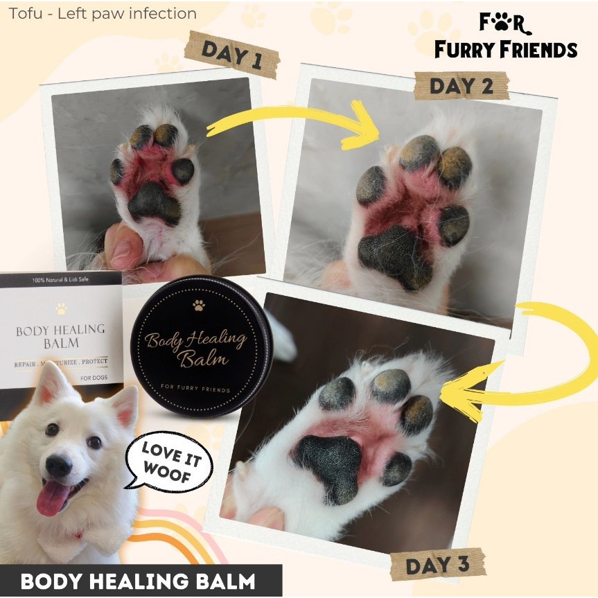 Jual For Furry Friends Dog Body Healing and Paw Nose Balm Anjing 5gr ...