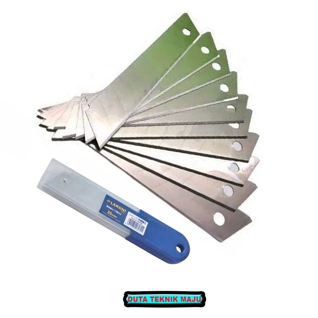 Jual isi cutter besar Per box 10pcs - Refill Isi Cutter Mata Pisau 18mm ...