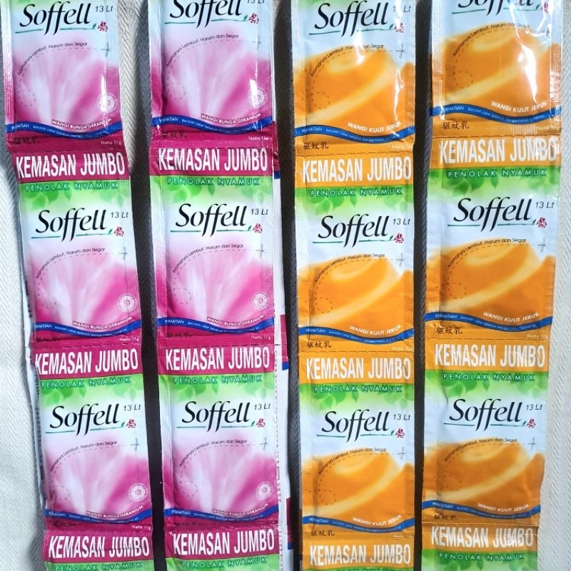 Jual Soffell Sofel Lotion Anti Nyamuk Kemasan Jumbo 1 Renceng (12 ...