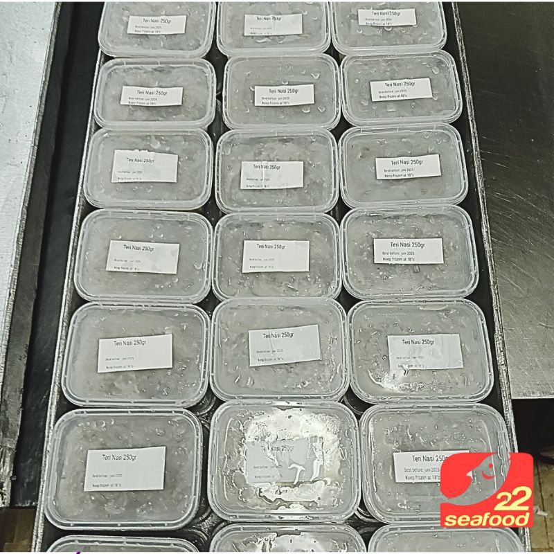Jual Teri Nasi Basah 250 gram / MPASI / Premium Quality / Seafood 22 ...
