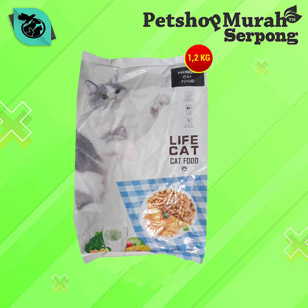 Jual Makanan Kucing Life Cat 1.2 Kg Cat Food Life Cat Fresh Pack 1.2Kg ...