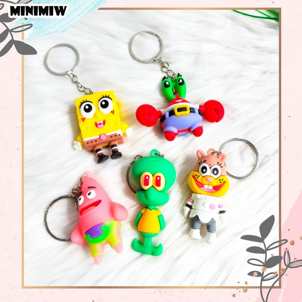 Jual GANTUNGAN KUNCI SPONGEBOB BABY FAMILY V2 PATRICK MR TUAN KRAB ...