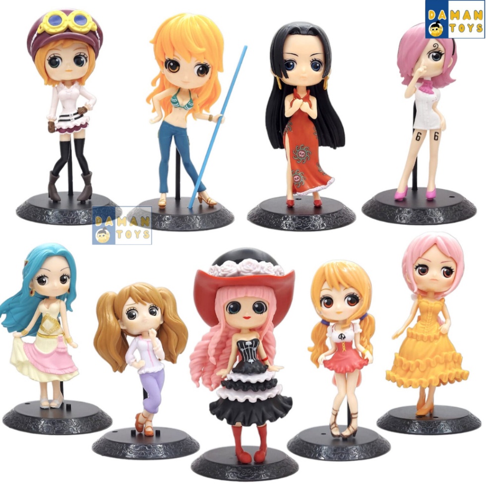 Jual KODE M28R Action Figure One Piece Qposket Shirahoshi Pudding Reiju ...