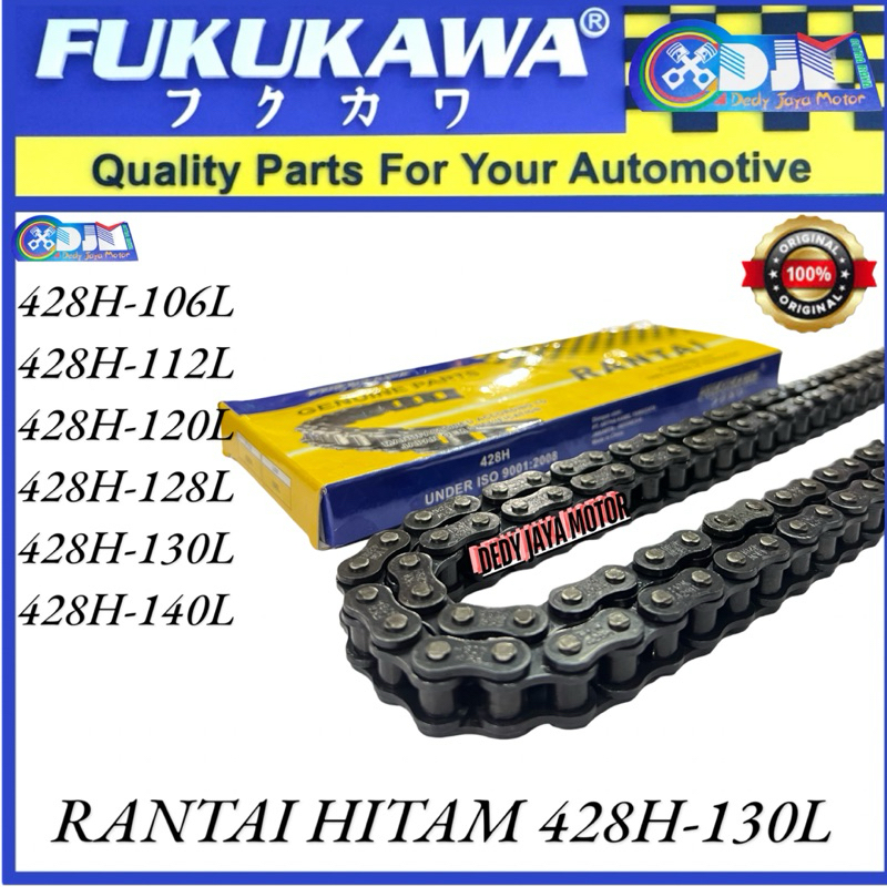 Jual RANTAI MOTOR FUKUKAWA HITAM TEBAL 428H-106L GRAND SUPRA CB 150R ...