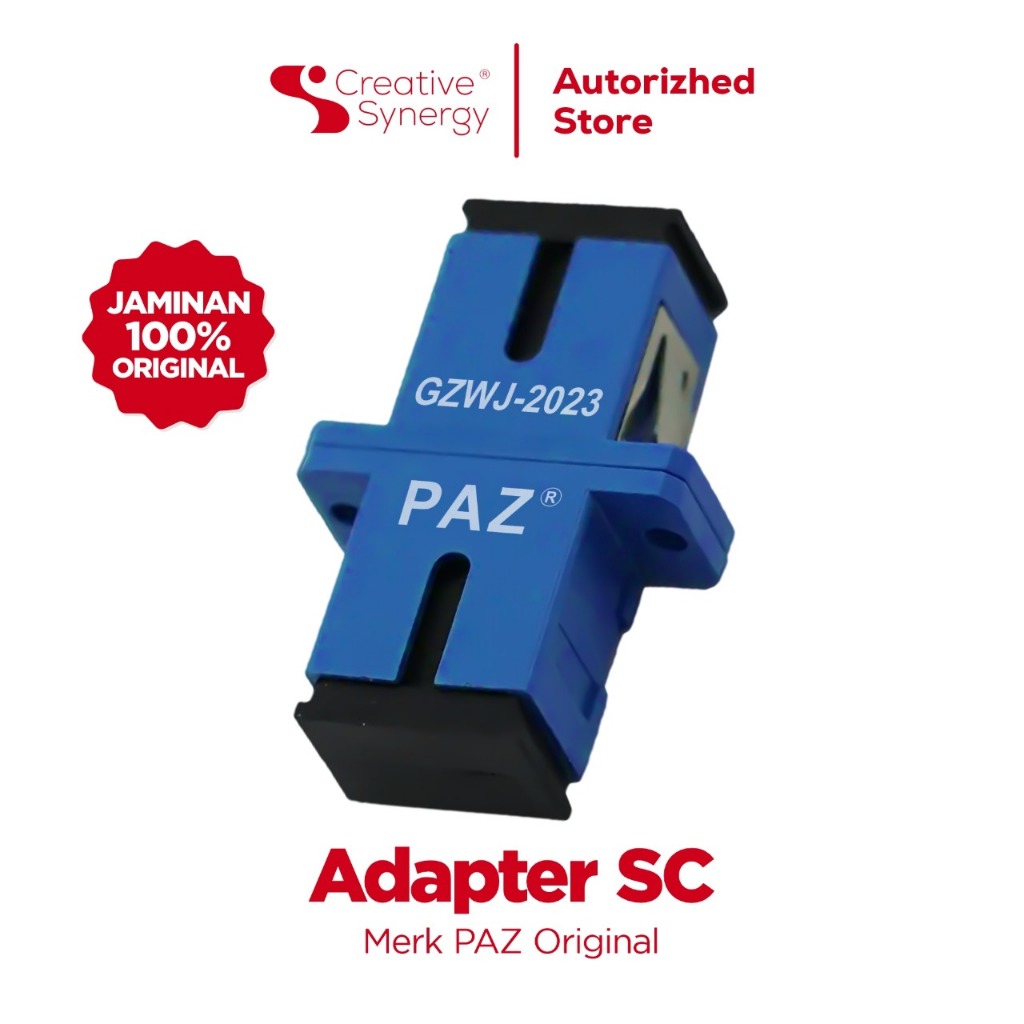 Jual [𝗢𝗥𝗜𝗚𝗜𝗡𝗔𝗟]Barel FO PAZ SC UPC - Adapter PAZ Fast connector ...